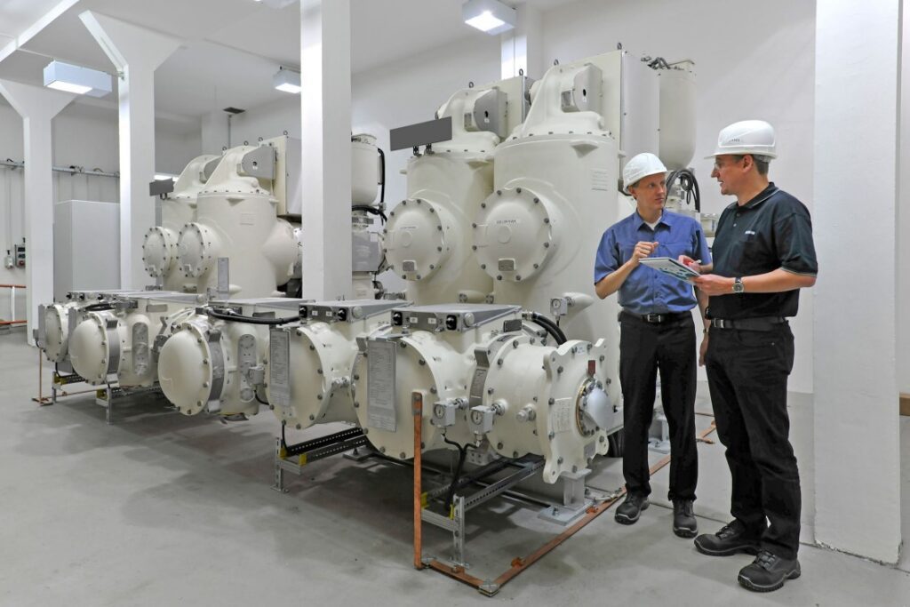 Sample operational steps for switching a high voltage gas insulated ...